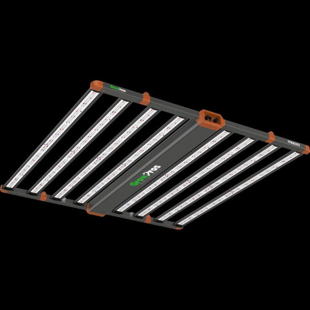 GrowPros Phoenix Dual Channels LED Grow Light UVA & Full Spectrum + Fa