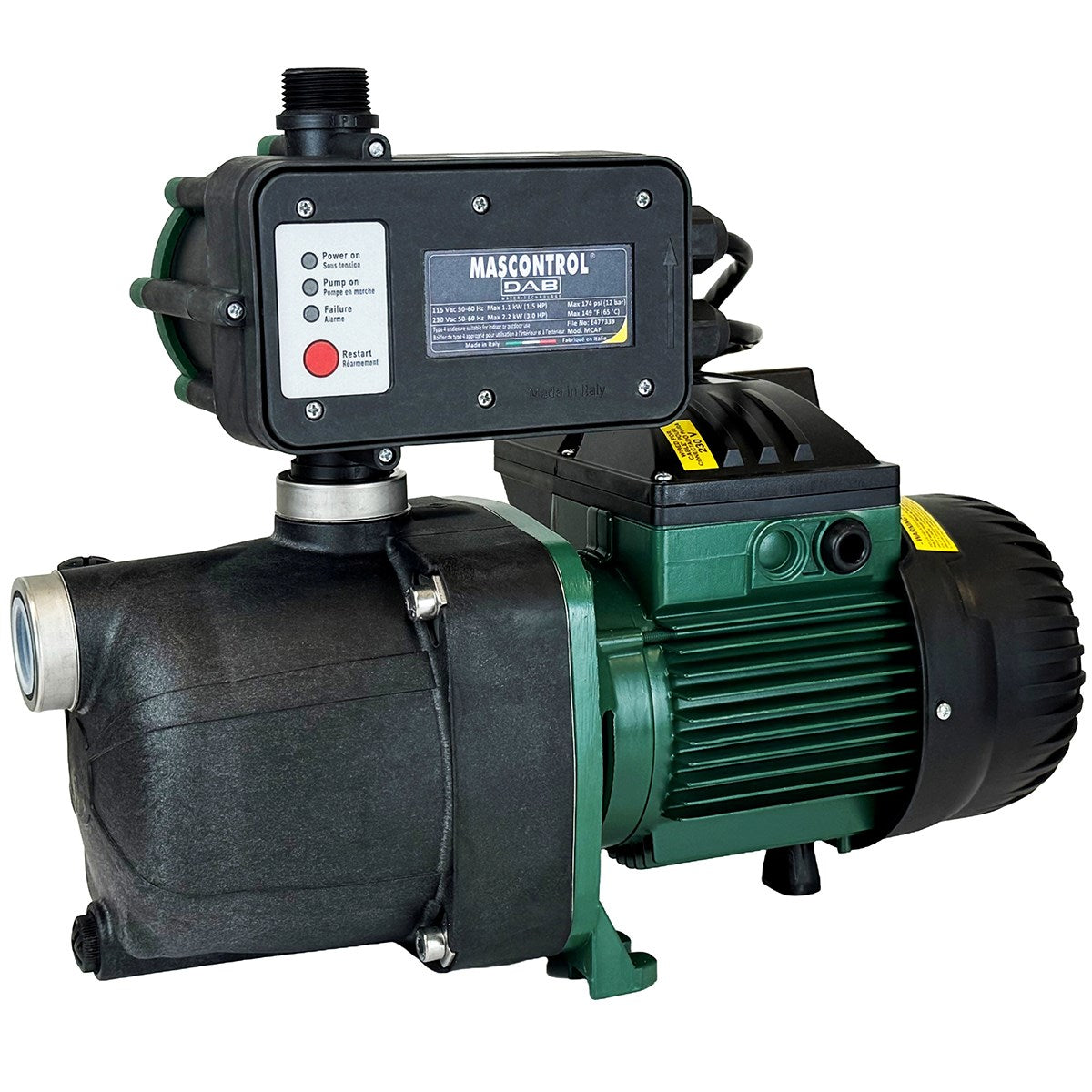 Dab Pumps - 1HP Jetcom 132 with Mas Control