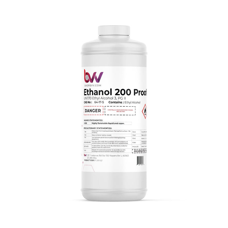 Lab & Food Grade Alcohol | 200 Proof Ethanol | Shop BVV