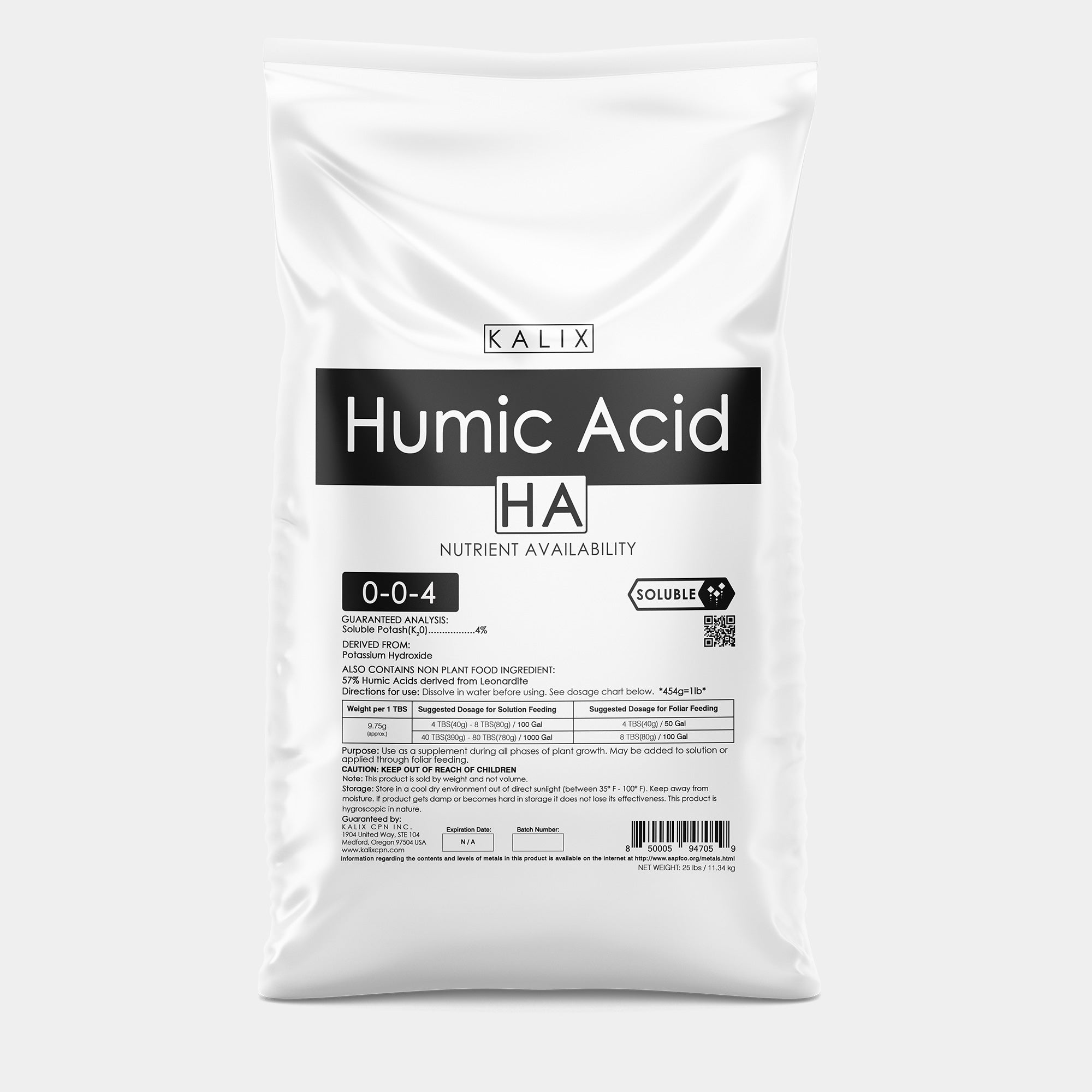 KALIX Humic Acid (Soluble) – Black Label Supply llc